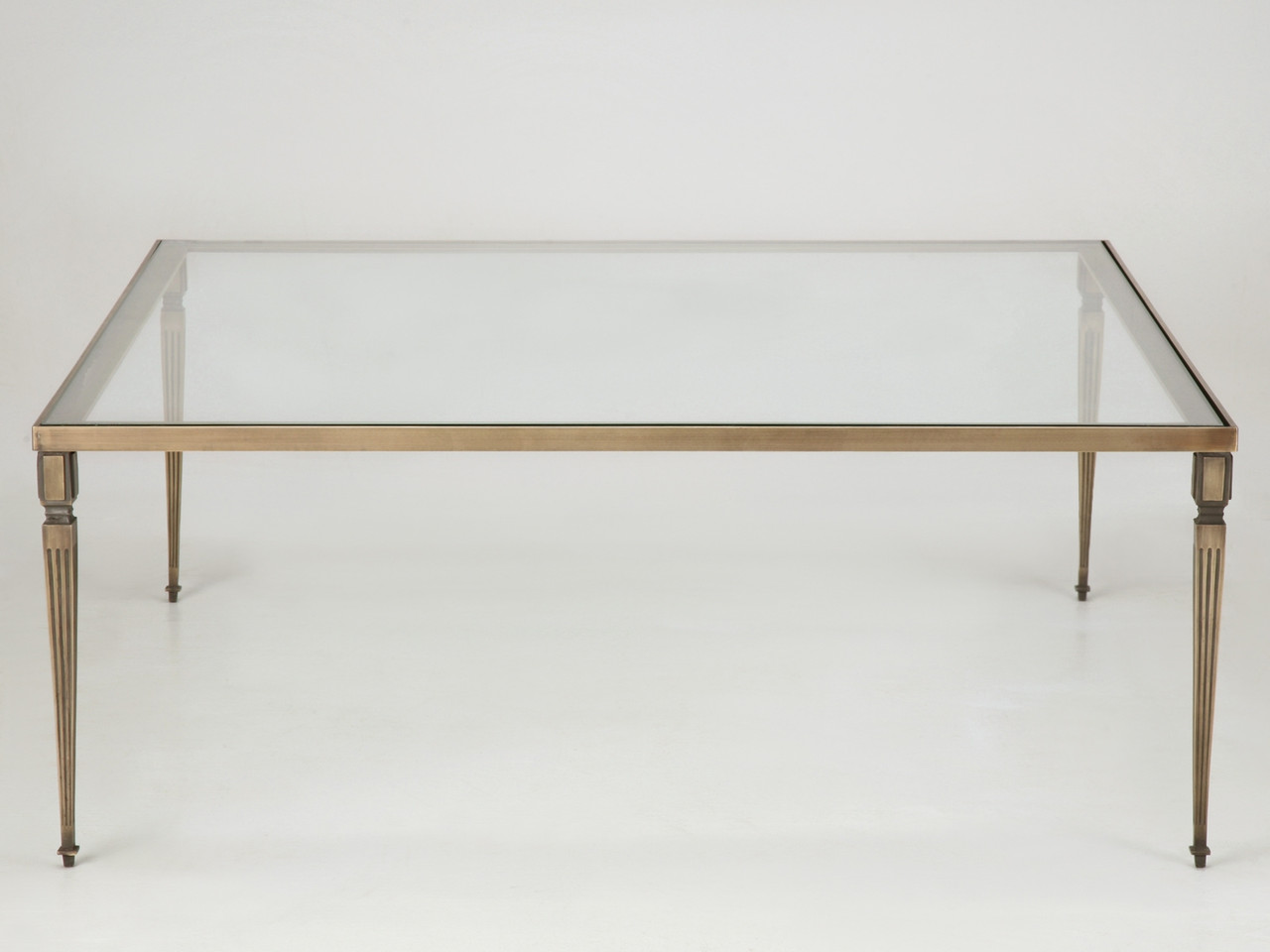 Custom Bronze Coffee Table Base Any Size | Old Plank