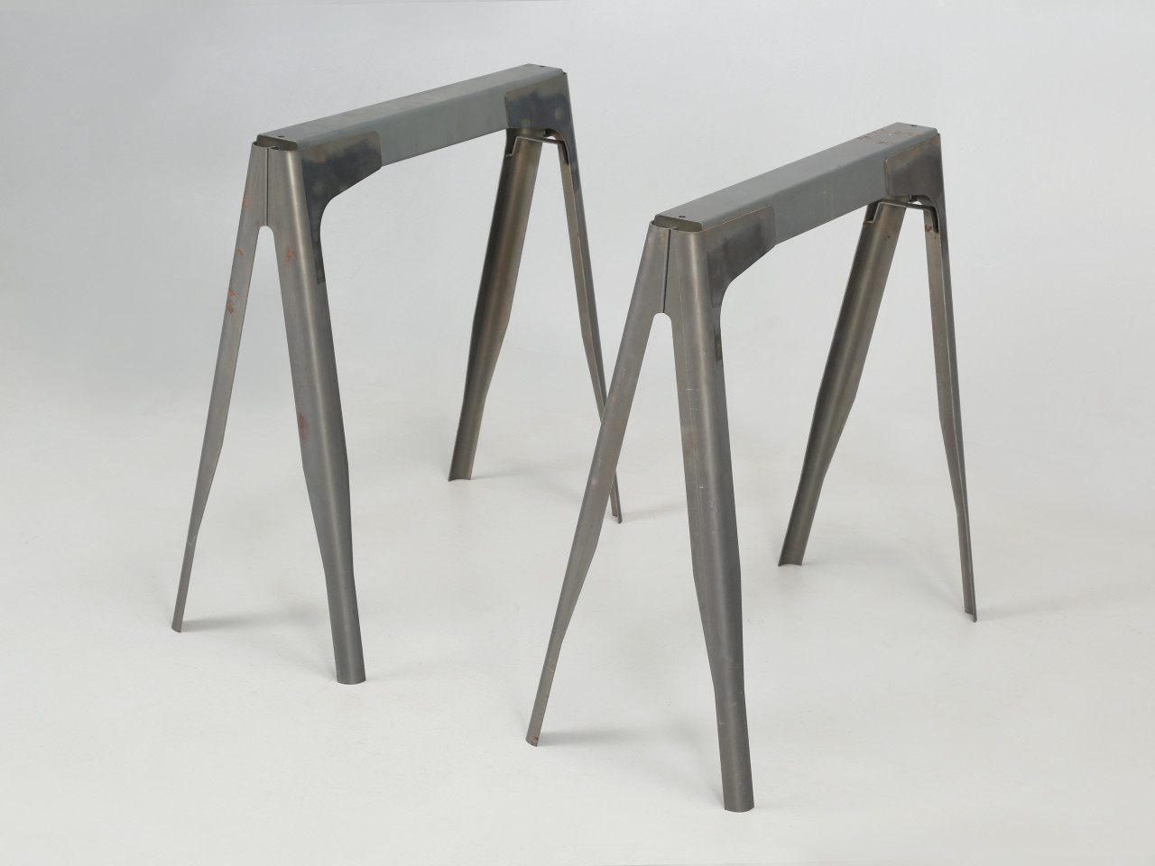 Genuine French Made Tolix Steel Trestle Table Legs, Table Top Not ...