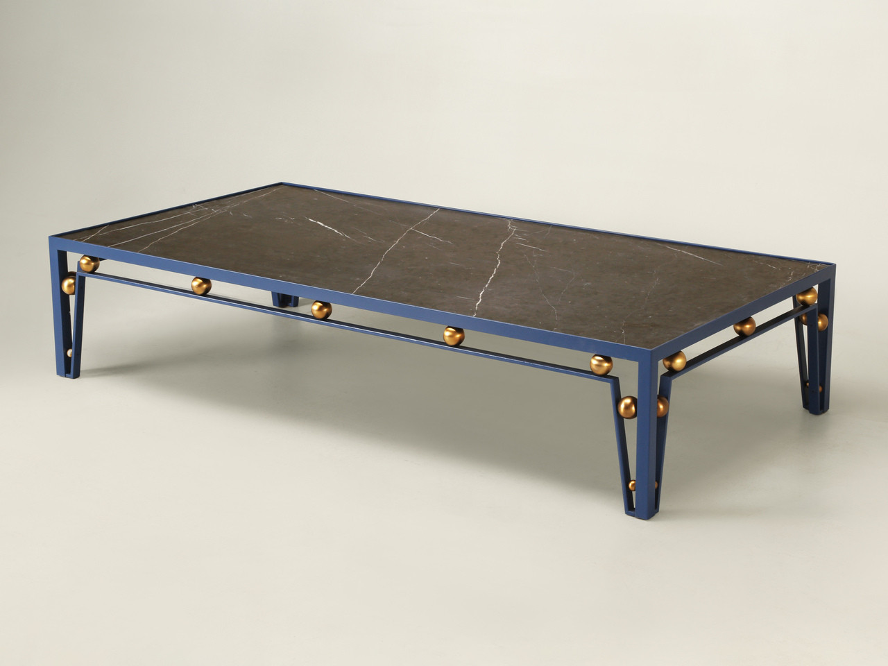 Custom Mid-Century Modern Coffee Table Inspired by Royere