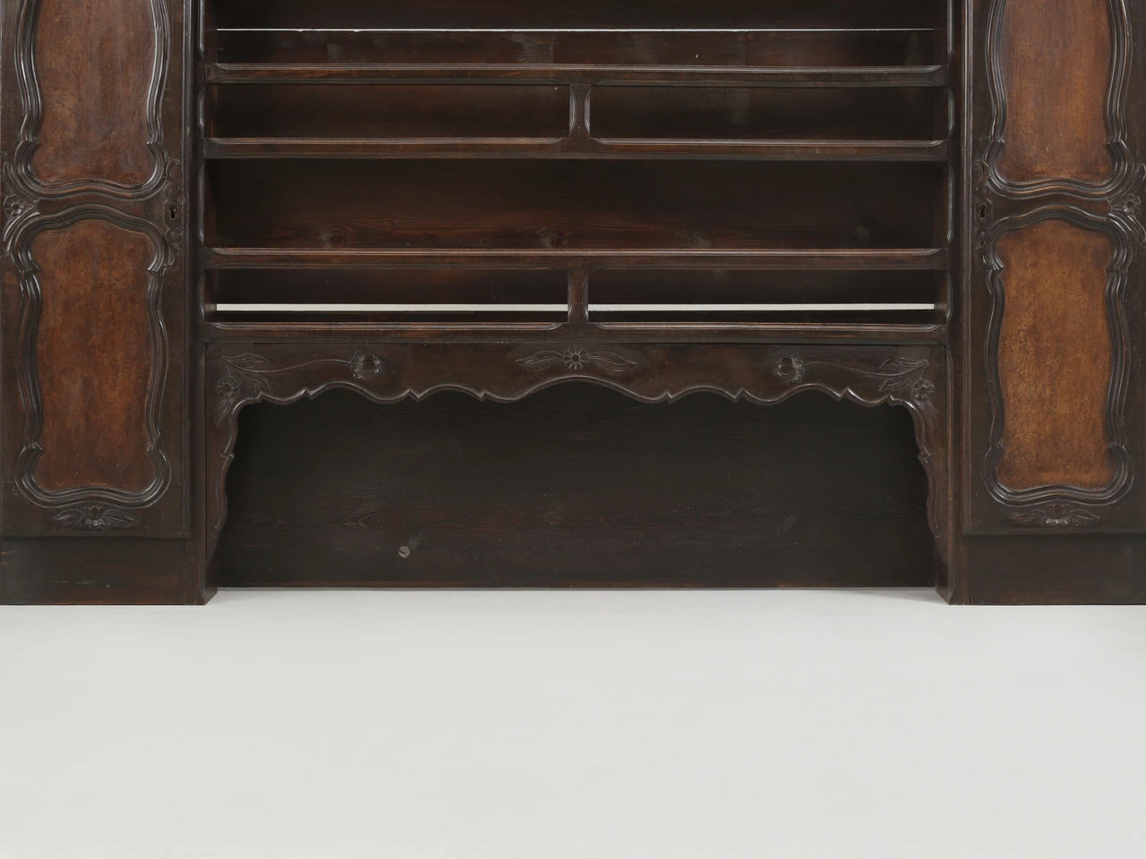 Antique French Plate Rack c1700's Storage Compartments