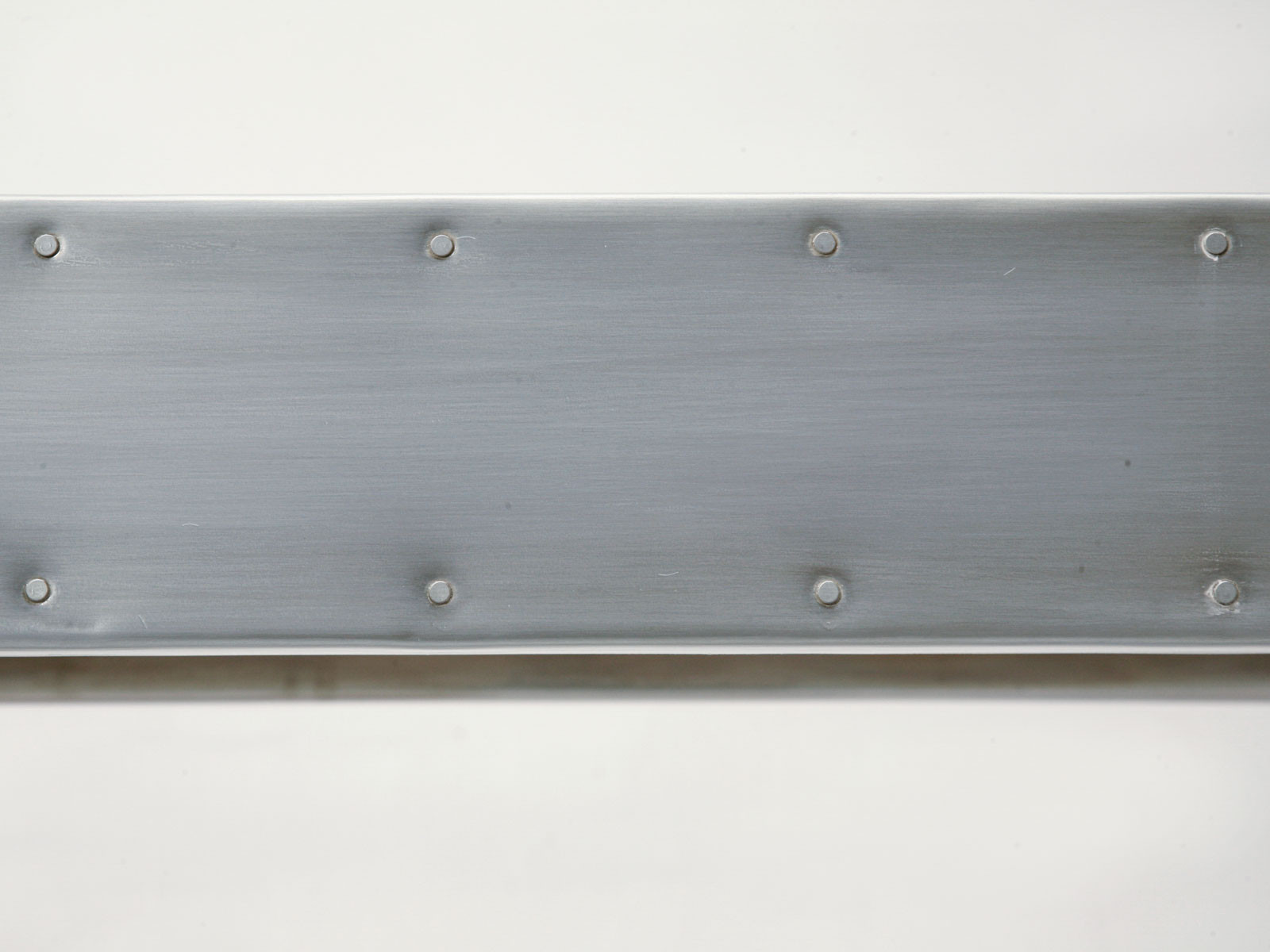 Custom Made Zinc Console Table | Old Plank