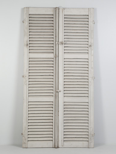 French Shutters Old Paint, Original Hardware Seven Pairs