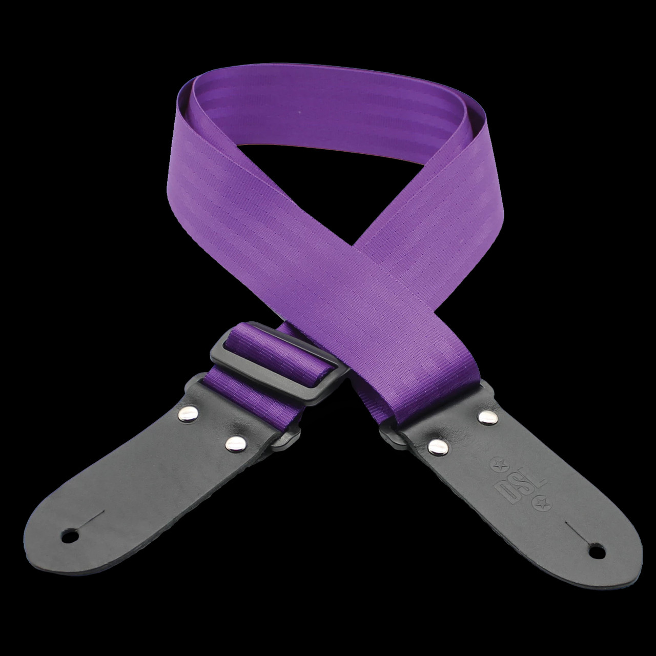 DSL Straps Seat Belt Webbing SB20-PURPLE Guitar Strap - Guitar WorLd ...