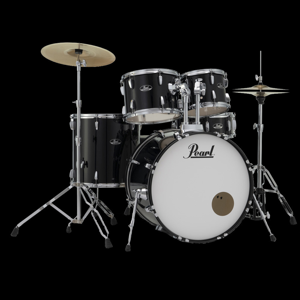 Pearl Roadshow 22'' 5pc Fusion Plus Drum Kit w/Hardware + Cymbals - Jet ...