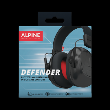 Alpine Defender Earmuff Hearing Protection - Guitar WorLd - City Arcade