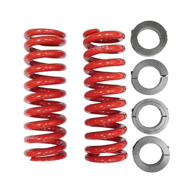 Red Rear Heavy Duty Coil Springs 95-96 Yamaha G14-A Ultima 96-02 G16 E ...