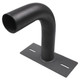 90 Degree Wall Mount Bracket with 2-3/8" O.D. Tenon (AL-WMBC-90)