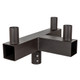 Tenon Adapter,90 Degree Horizontal Tenon Triple Square Bull Horn for 3 ...