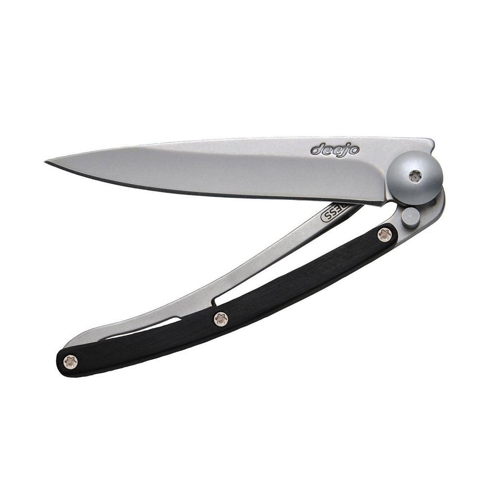 Deejo 27g Knife - Black/Ebony Wood | UK | Ultralight Outdoor Gear