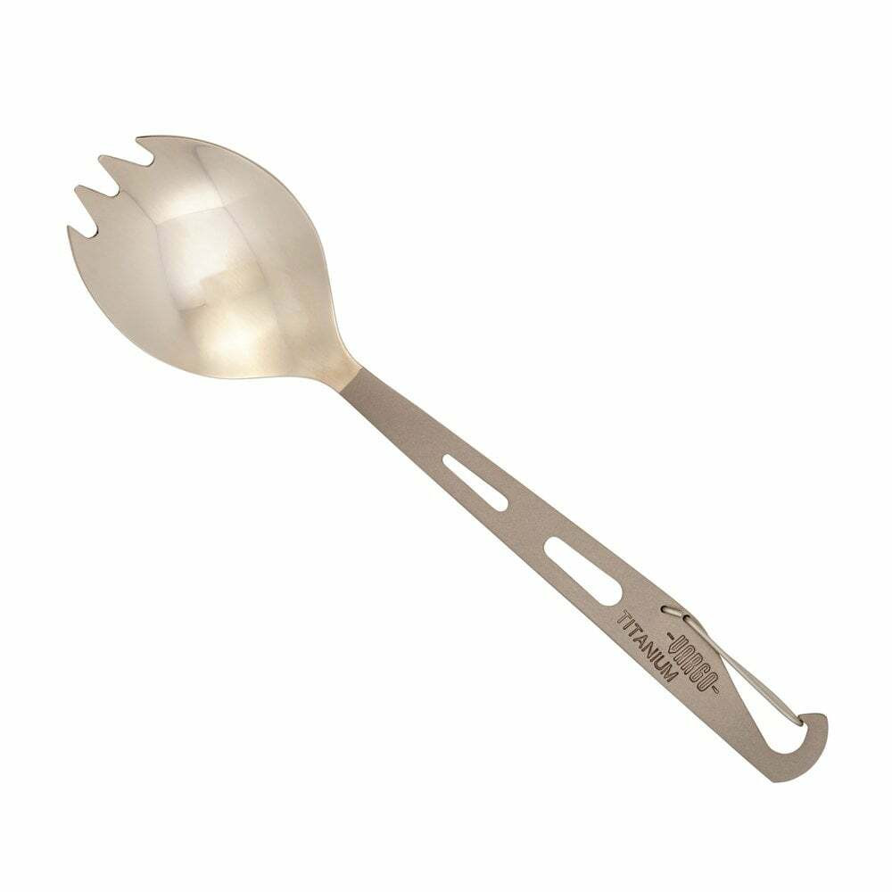 Snow Peak Titanium Coloured Spork | UK | Ultralight Outdoor Gear