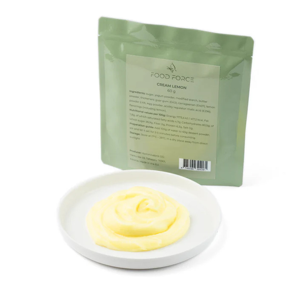 Food Force Cream Lemon 60g | UK | Ultralight Outdoor Gear