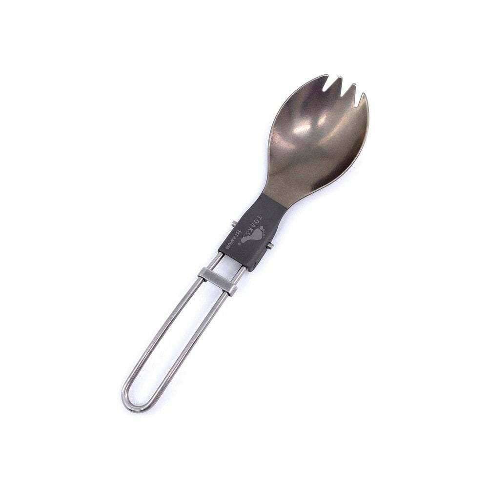 Snow Peak Titanium Coloured Spork | UK | Ultralight Outdoor Gear