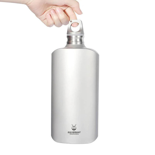 SilverAnt Ultralight Titanium Water Bottle 800ml - Slim | UK ...