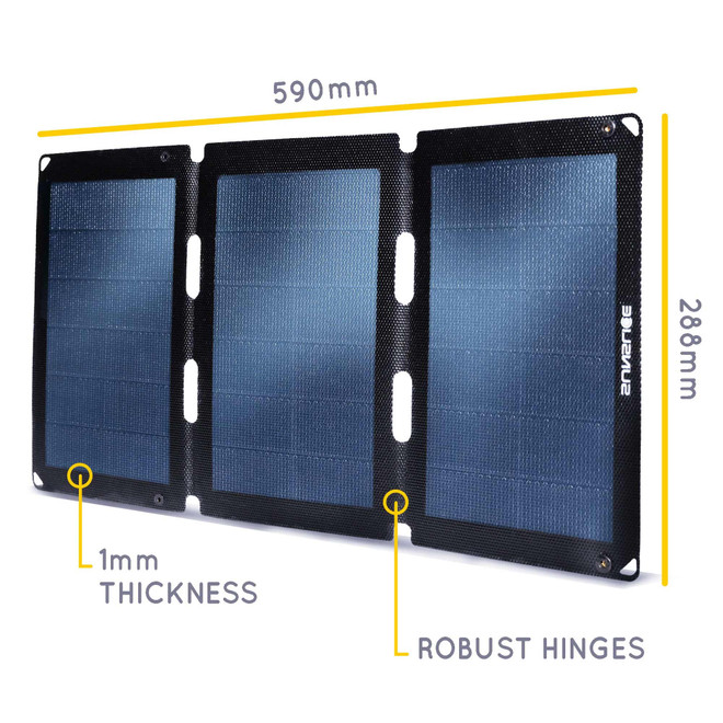 Sunslice Fusion Flex 18 Portable Solar Panel | UK | Ultralight Outdoor Gear