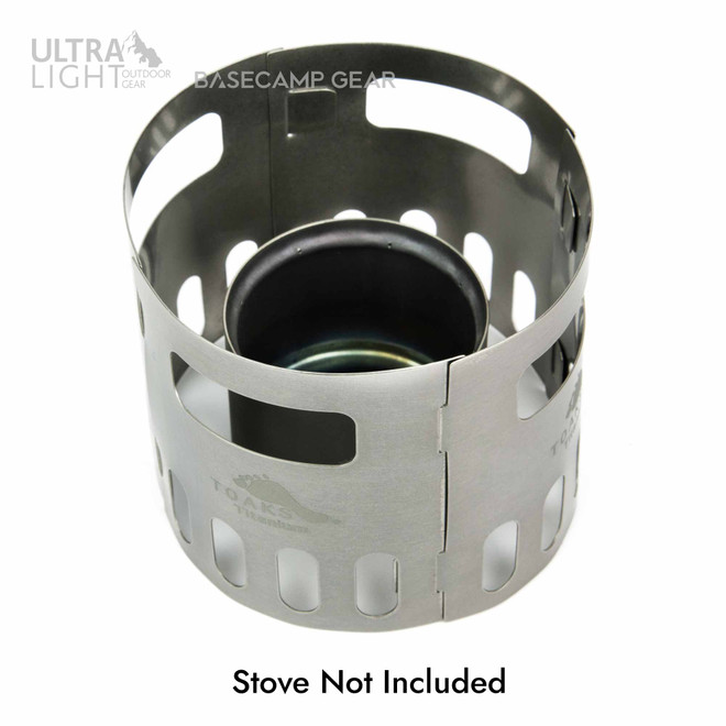 TOAKS Titanium Alcohol Stove Pot Stand | UK | Ultralight Outdoor Gear