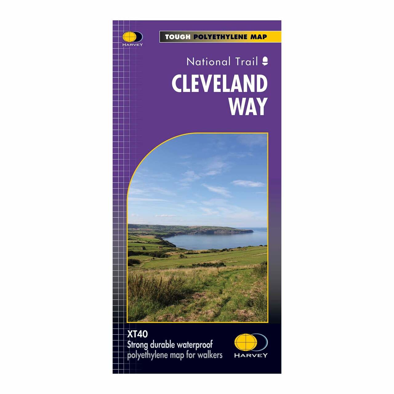 Harvey Maps Trail Map XT40 - Cleveland Way | UK | Ultralight Outdoor gear