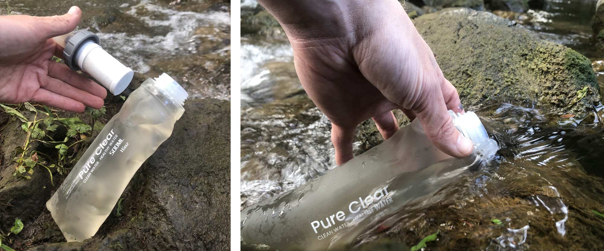 Pure Clear Collapsible Squeeze Water Filter Bottle Review - "All in all ...