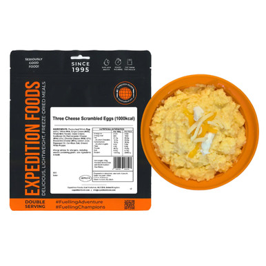 Expedition Foods Three Cheese Scrambled Eggs 1000 kcal | UK ...