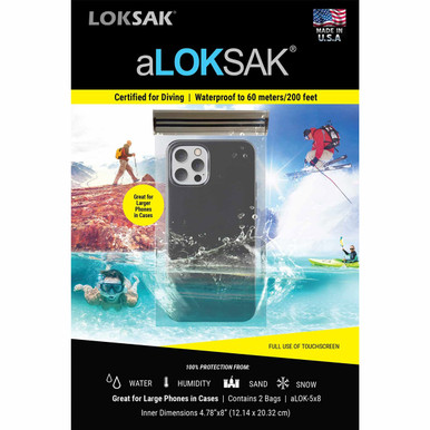 LokSak aLOKSAK 5 x 8 - Water/Air Tight bags - 2 pack | UK | Ultralight ...