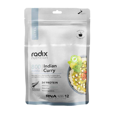 Radix Nutrition Ultra Indian Curry Meal - 800kcal | UK | Ultralight ...