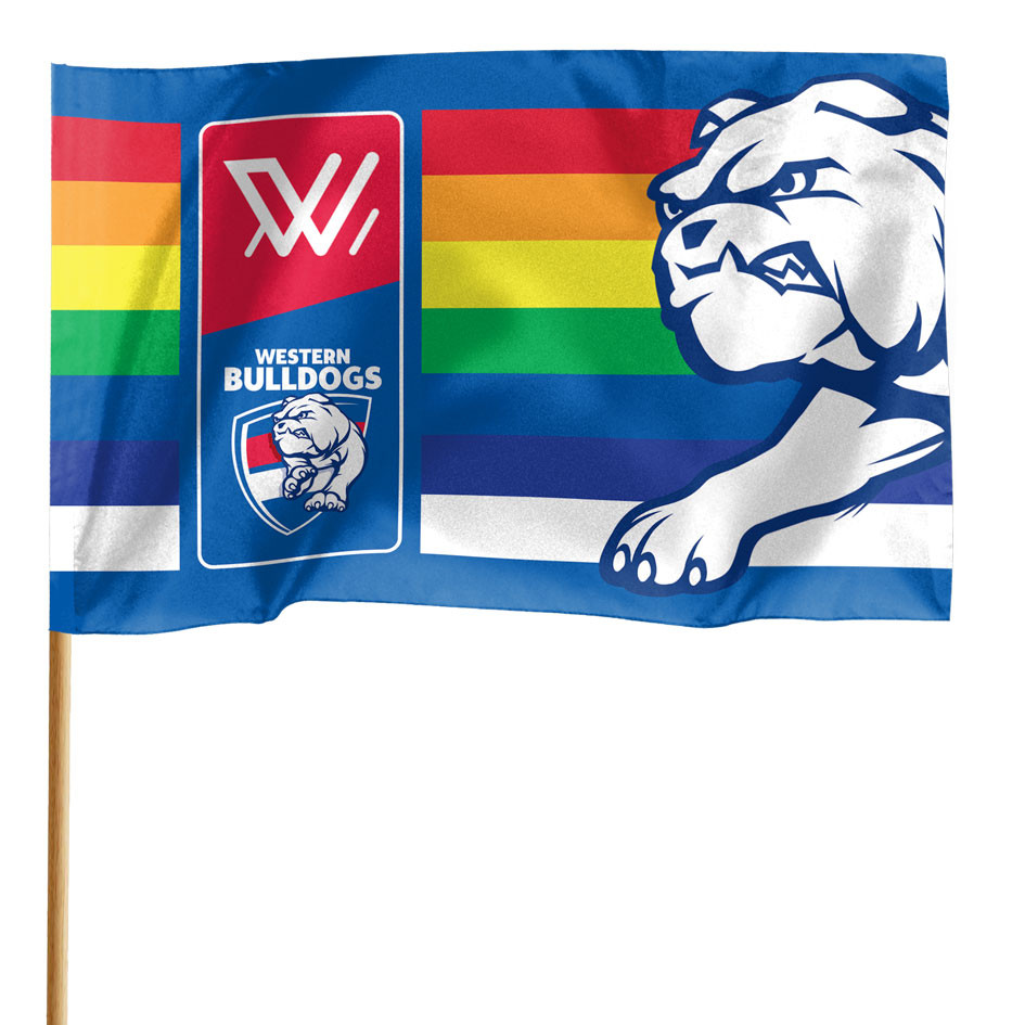 Western Bulldogs Supporter Flag - Western Bulldogs Football Club