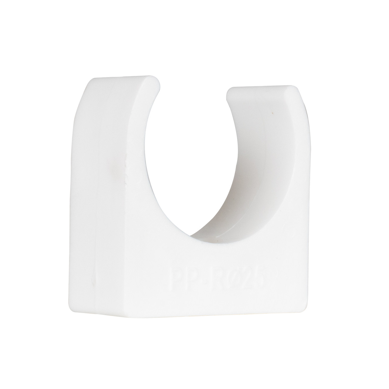 TekTools White Plastic Open Pipe Clips