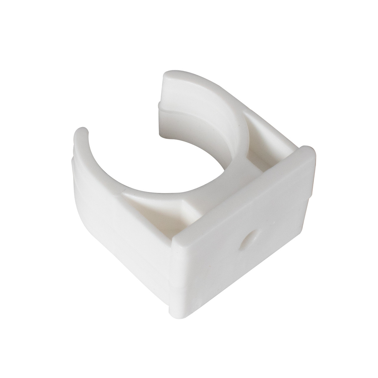TekTools White Plastic Open Pipe Clips