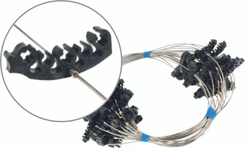 Gutter spacing wire with clips (20m) - uHeat