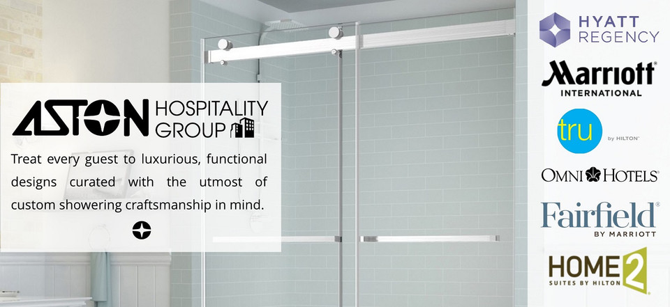 Aston - Completely Frameless Shower Doors, Tub Doors & Enclosures