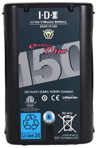 Buy IDX 145Wh Li-ion V-Mount Battery with 2 x D-Taps & 1 x USB-C ...
