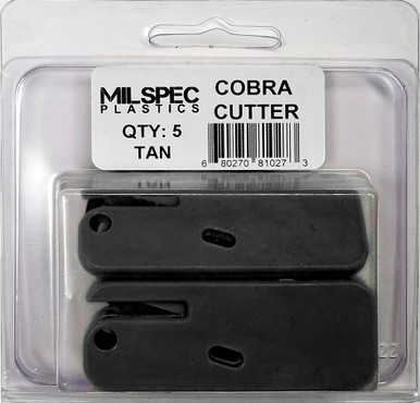 Cobra Cutter 5-Pack - Safety Cutting Tool for Cuffs & Zip Ties