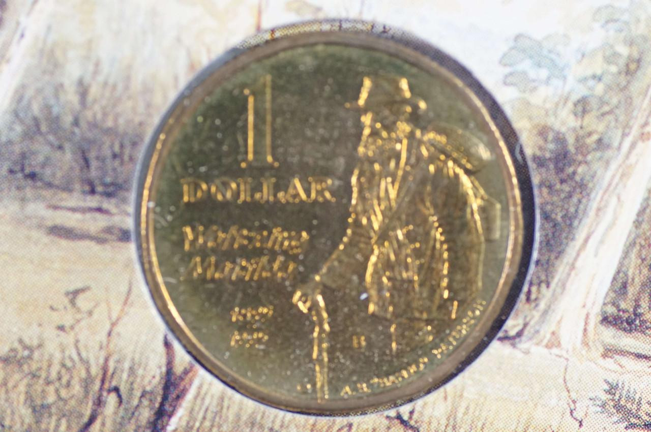 1995 Uncirculated $1 Coin B Mint Mark Waltzing Matilda