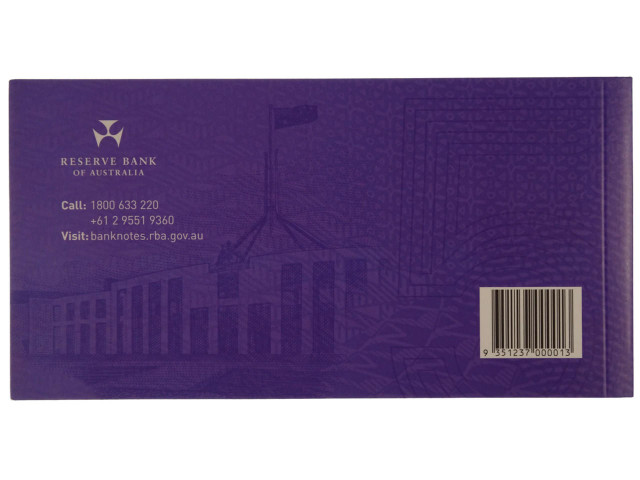 2015 / 2016 Two Generations of $5 Banknote Folder