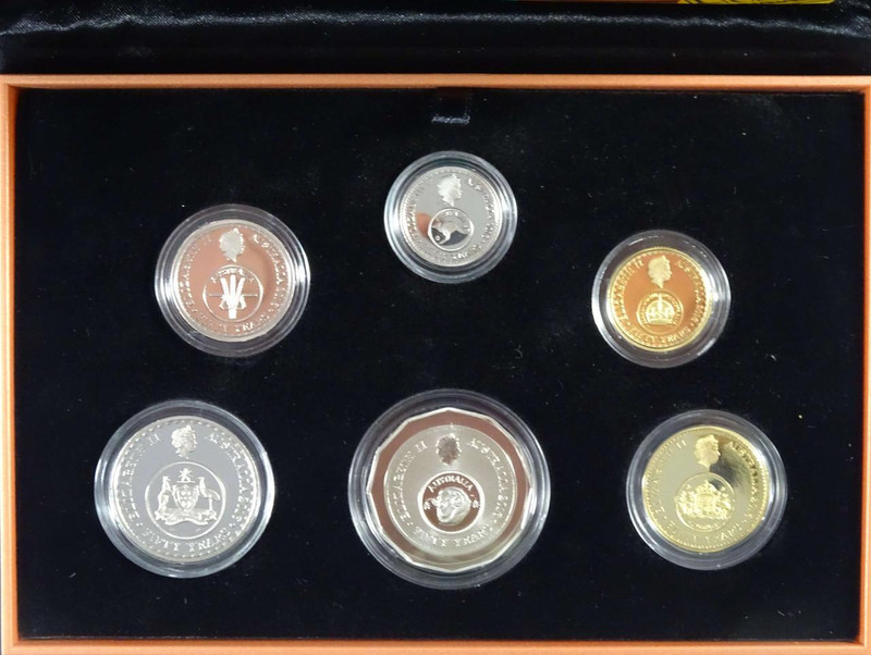 Fifty Years Decimal Currency 2016 Six Coin Proof Set