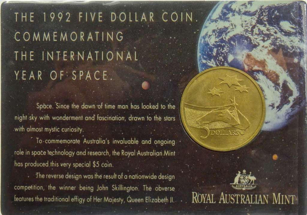 The 1992 $5 Coin Commemorating International Year of Space