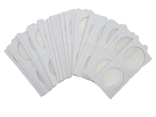 39.5 mm 2 x 2 Coin Holders Self-Adhesive | Bradford Coins