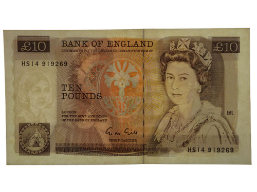 Great Britain 1988-91 10 Pounds Banknote in EF Condition