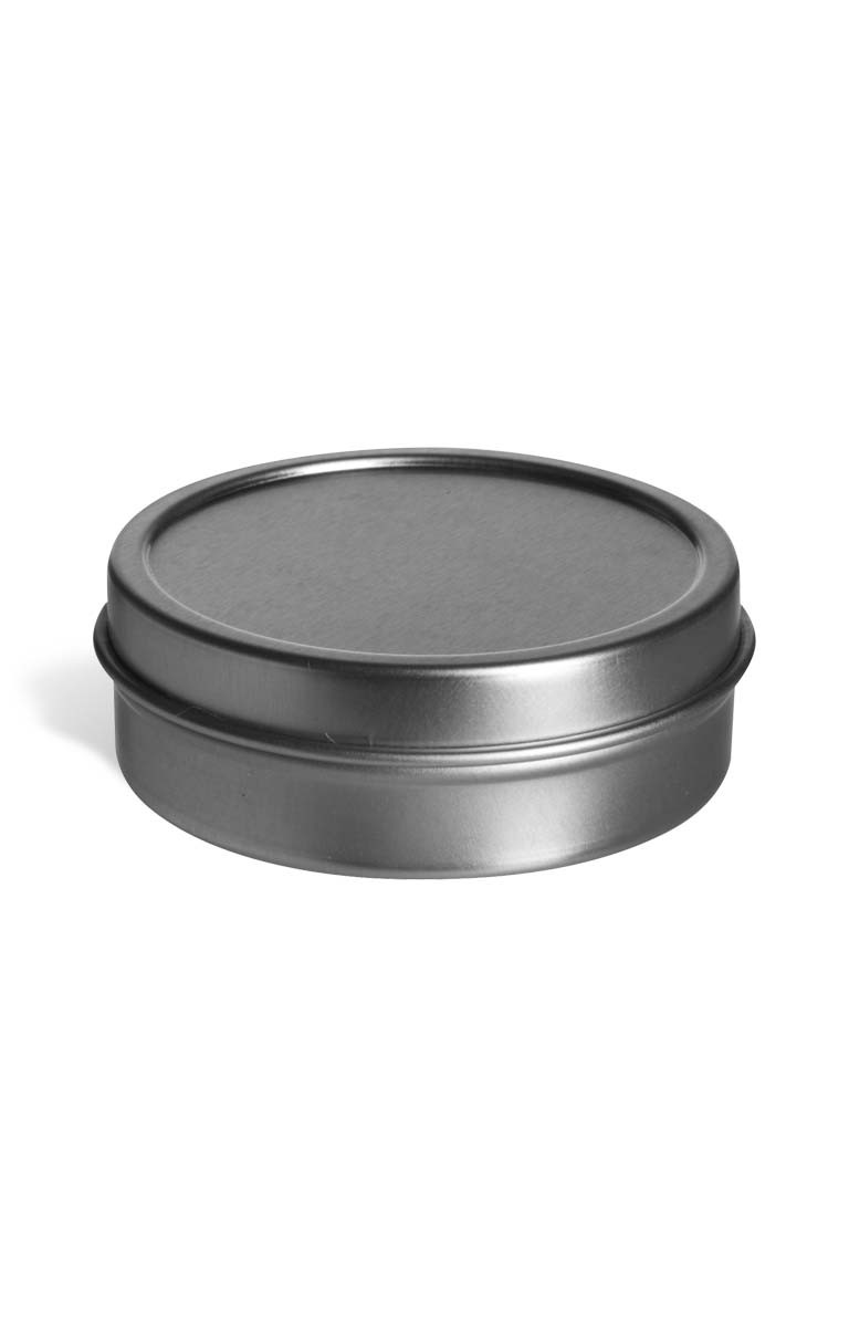 Flat Tin Container with Slip Cover, 2 oz | Specialty Bottle