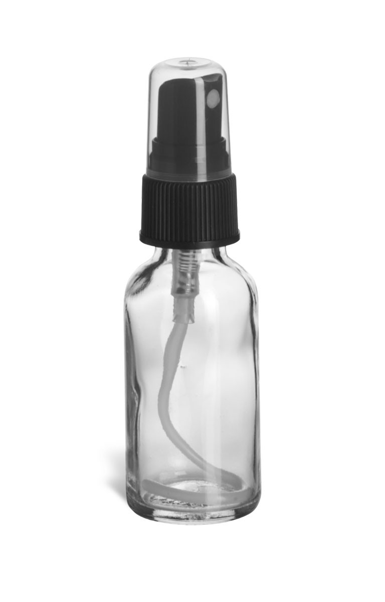 Clear Glass Perfume Atomizer Bottle, 1 oz | Specialty Bottle