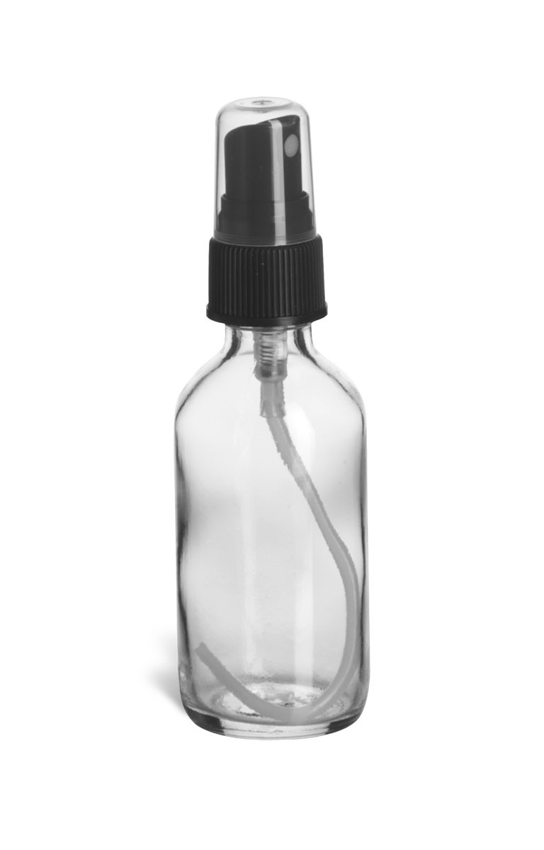 Clear Glass Perfume Atomizer Bottle, 2oz|Specialty Bottle