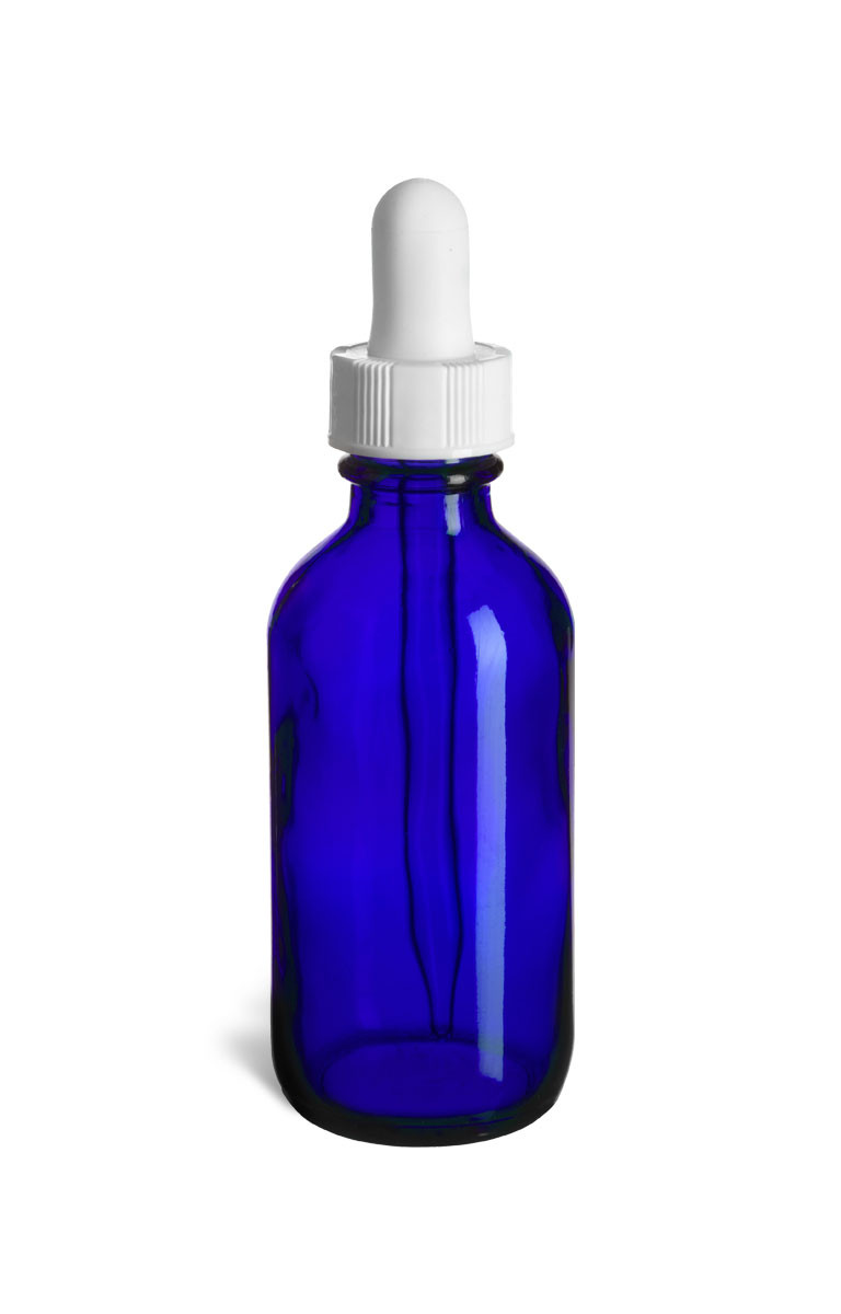 Amber Round Glass Dropper Bottle, 4 oz |Specialty Bottle