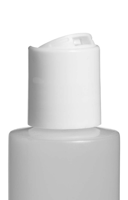 Natural Plastic Bottle w/ White Disc Cap,2oz |Specialty Bottle
