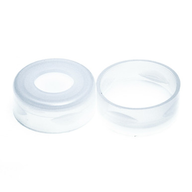 13mm 10mil PTFE Lined Clear Snap Cap - JG Finneran