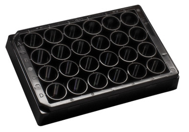 Krystal Glass Bottom Imaging, 24-well Black Microplate, With Lid - JG ...