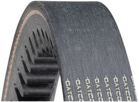 Dayco Gold Label X Narrow V-Belt, 3VX530, Outside Length 53 in, Top ...