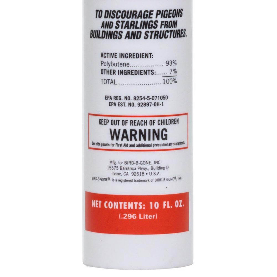 Transparent Bird Gel | Bird Repellent | Bird B Gone
