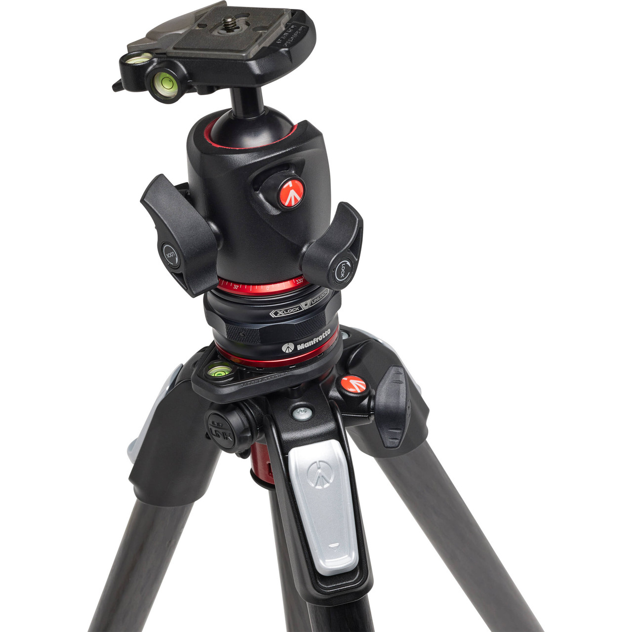 MT055CXPRO4 Carbon Fiber Tripod with MHXPRO-BHQ2 XPRO Ball Head & Move ...