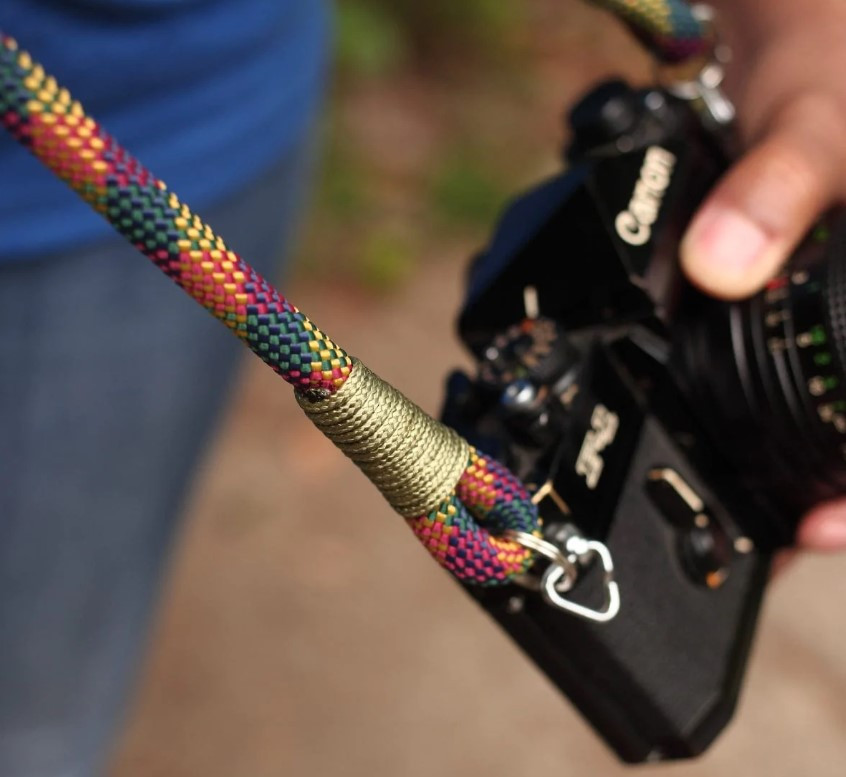 Rope Camera Strap - Technicolor - Allen's Camera