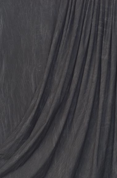 10' x 12' Dark Grey Muslin Background: Washable & Durable