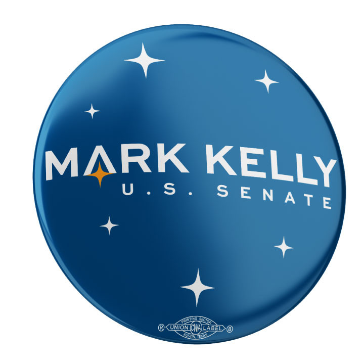 Mark Kelly Assorted Buttons (2.25" Pin-Back Button - Combo Pack of ...